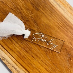 Custom Acrylic Place Card Custom Place Card Acrylic Name Tag Wedding ...
