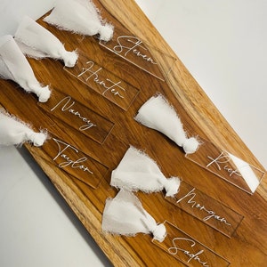 Custom Acrylic Place Card Custom Place Card Acrylic Name Tag Wedding ...