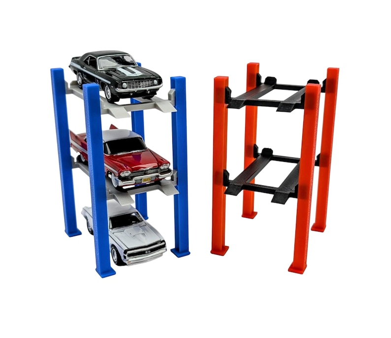1:18 Scale 4-post Car Lift Display for Diecast Diorama | Miniature ...