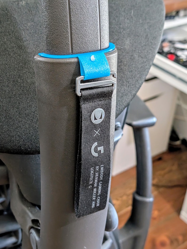 Herman Miller Embody Logitech Gaming Edition Atlas Headrest Tag Lanyard ...