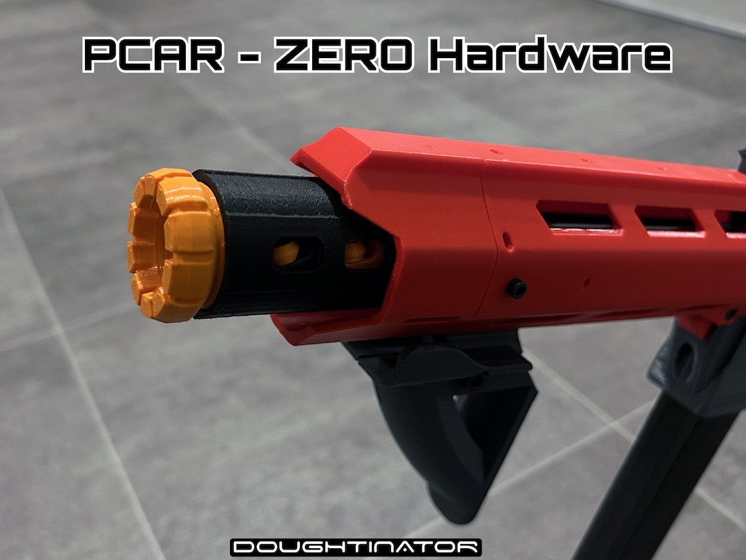 PCAR NERF Blaster Attachment: Zero Hardware 3D Print STL Files - Etsy