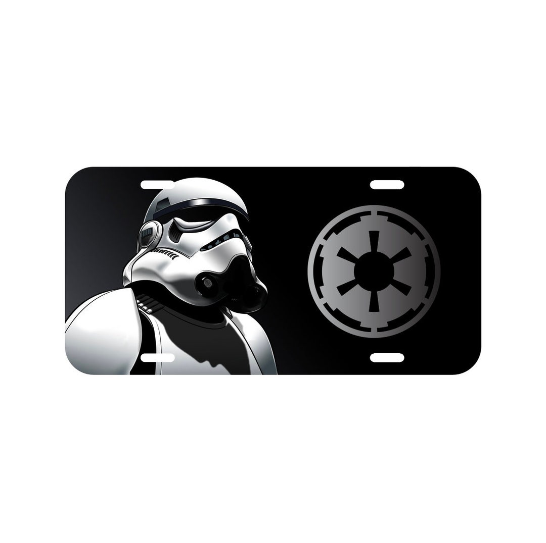 Imperial Storm Trooper Starwars Star Wars License Plate for - Etsy
