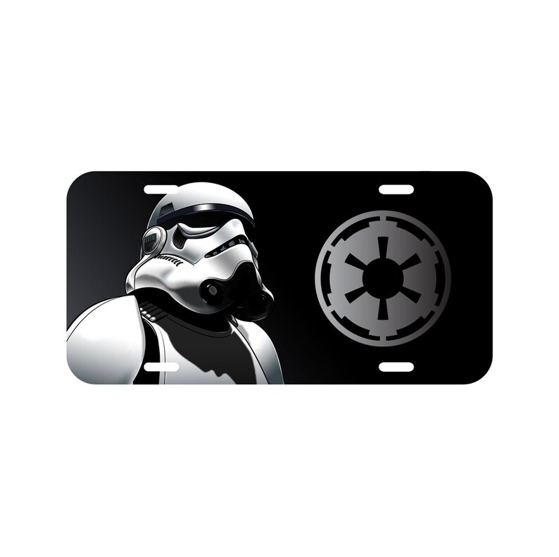 Imperial Storm Trooper Starwars Star Wars License Plate for - Etsy