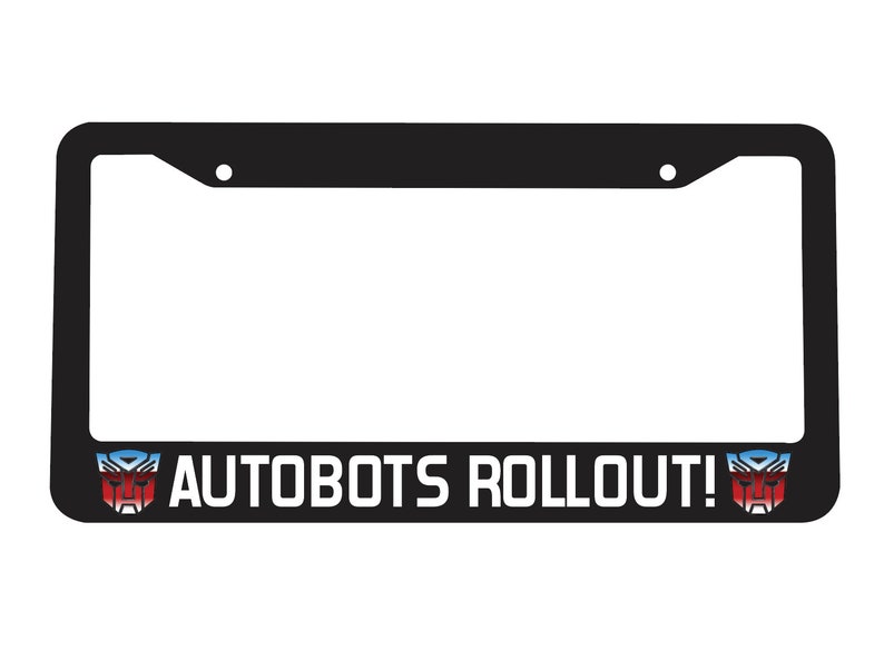Autobots Rollout Transformers Robot Megatron License Plate - Etsy