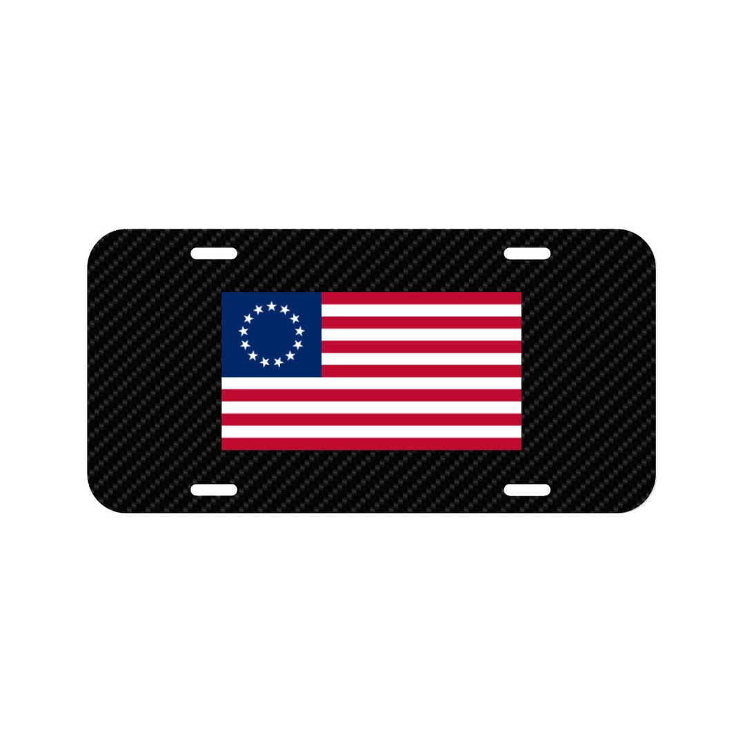 Betsy Ross USA American Flag License Plate for Vehicles Cars - Etsy