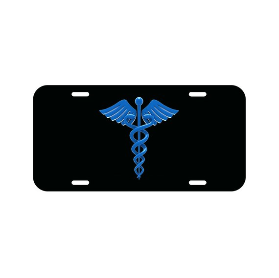 Caduceus Medical Hospital Doctor Nurse License Plate for | Etsy