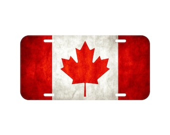Maple Leaf License Plate - Etsy