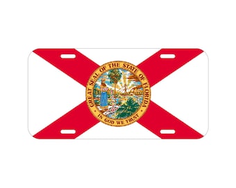 Florida State Flag Plate - Etsy