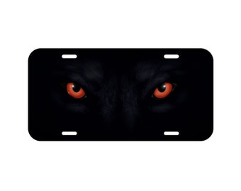 Wolf License Plate - Etsy