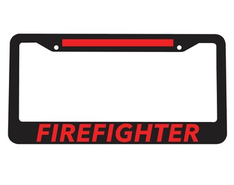 Fire License Plate - Etsy