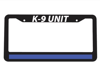 Police K9 License Plate - Etsy