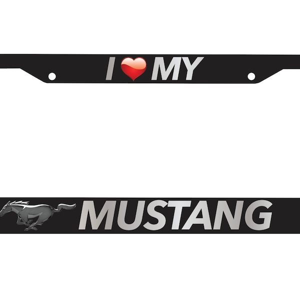 Mustang License Plate Frame - Etsy