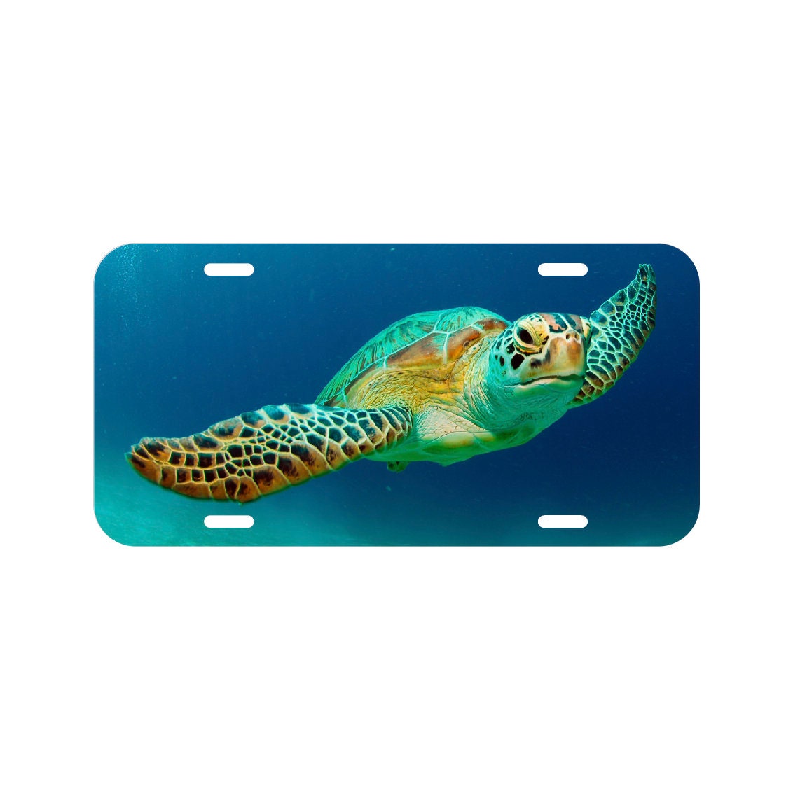 Sea Turtle Ocean Deep Sea License Plate for Vehicles Cars - Etsy