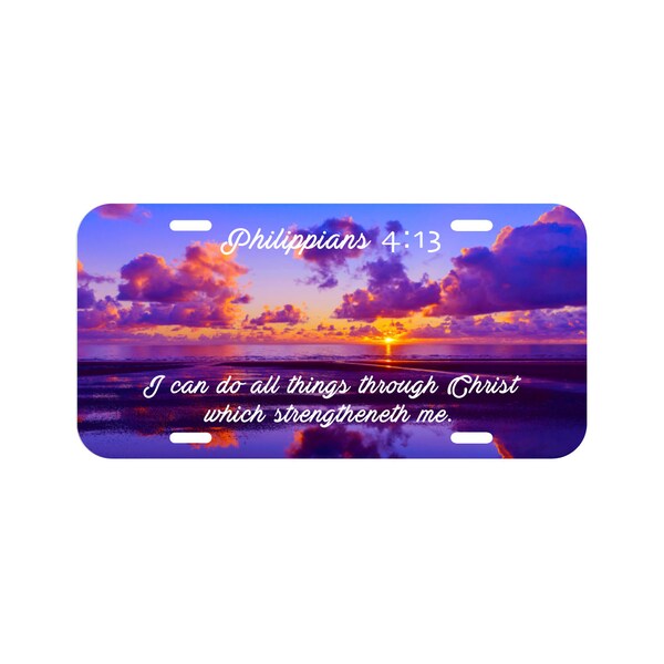 Bible License Plate Frame - Etsy