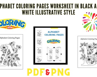 26 Printable Alphabet Coloring Pages Worksheets for Kids Preschool ...