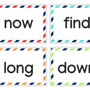 24 Printable Fry's First Hundred Sight Word Flashcards | Kindergarten ...