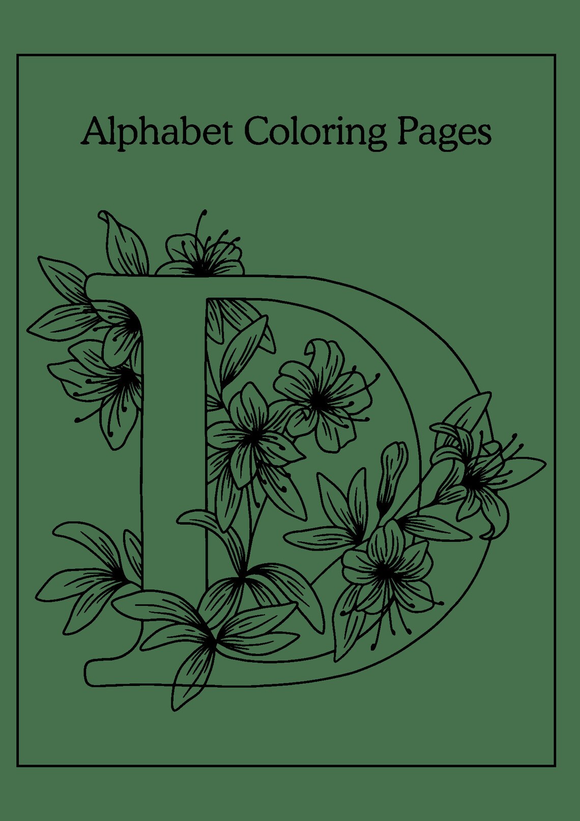 26 Printable Alphabet Coloring Page Worksheets for Kids: Preschool ...