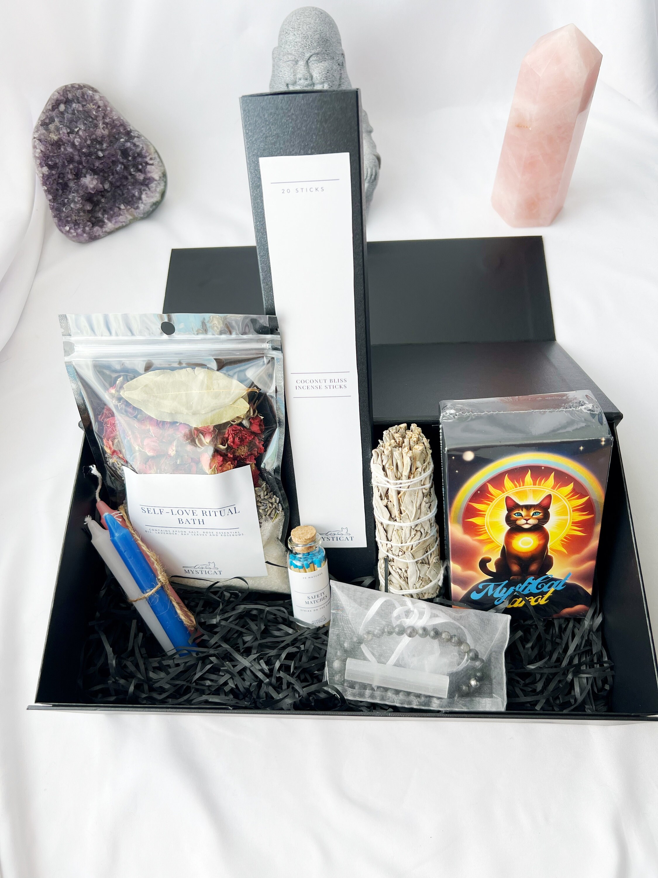 Mysticat Spiritual Kit | Spiritual Gift Box | Mystery Box | Self Care ...