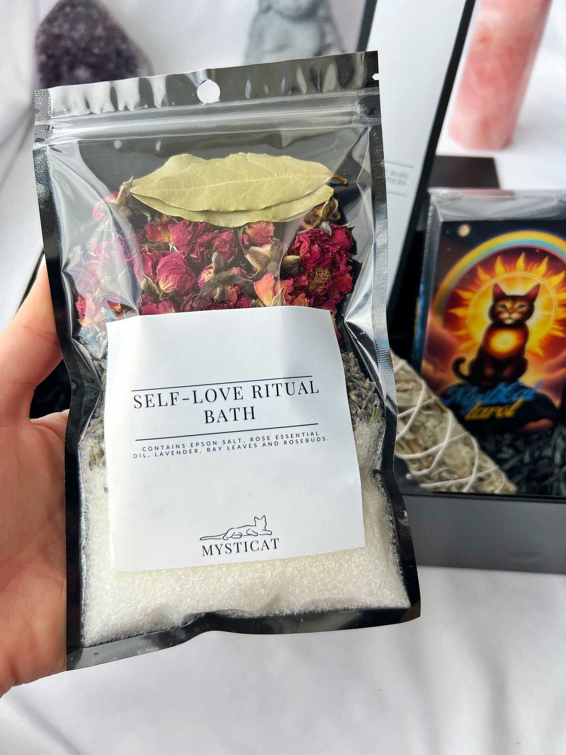 Mysticat Spiritual Kit | Spiritual Gift Box | Mystery Box | Self Care ...