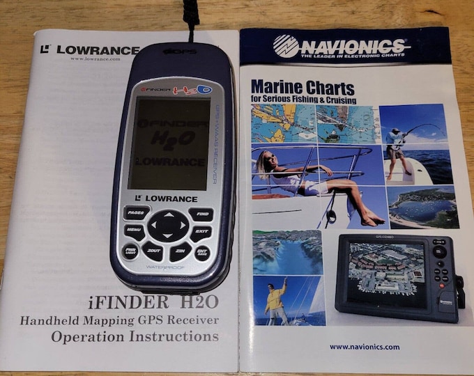 Lowrance Ifinder H2O Handheld Mapping GPS Receiver Looks & Works Great ...