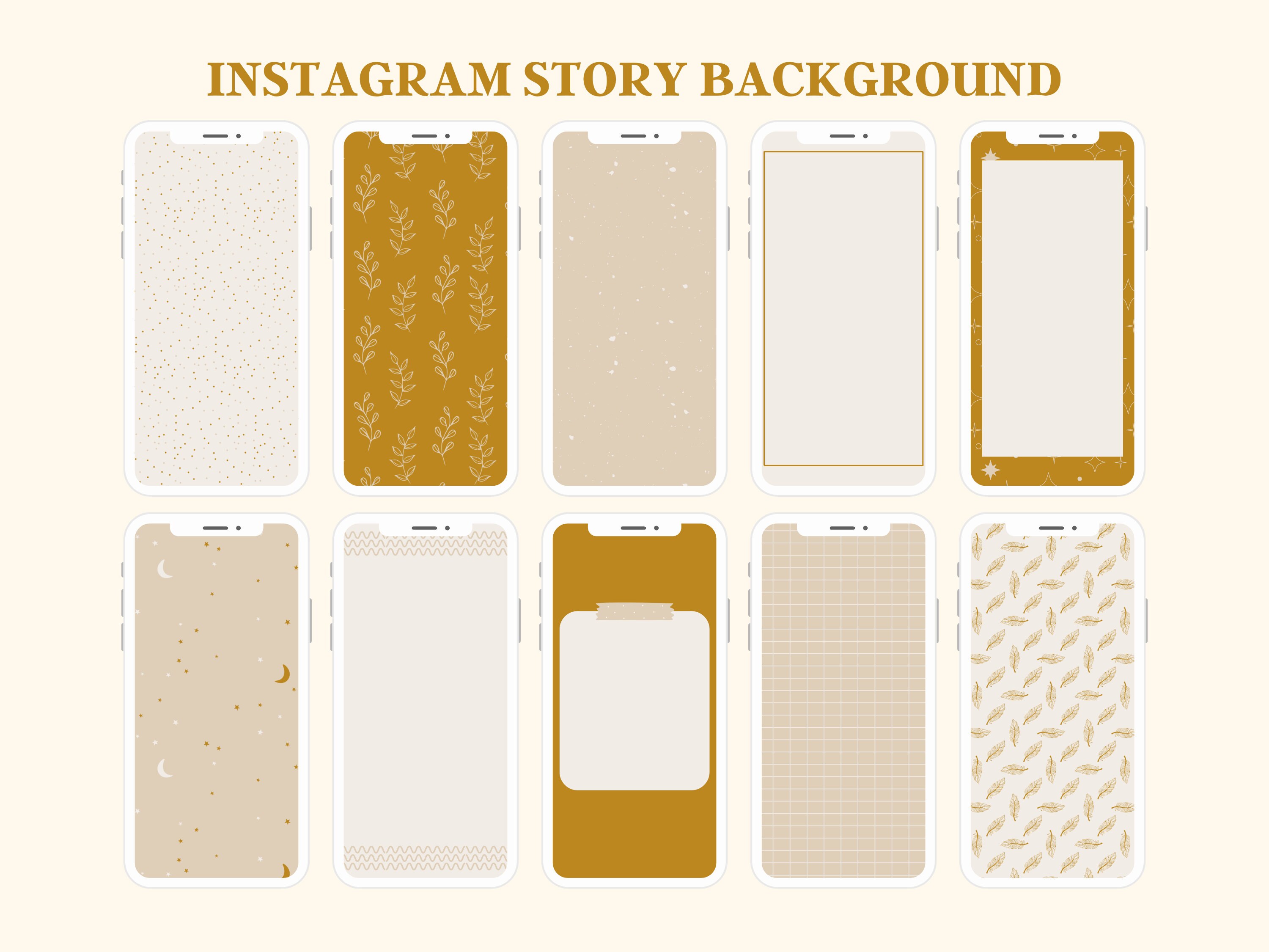 10 Instagram Story Background Neutral Story Template Instagram ...