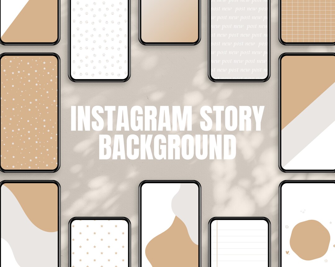 Instagram Story Background Boho IG Story Backgrounds Instagram Blank ...