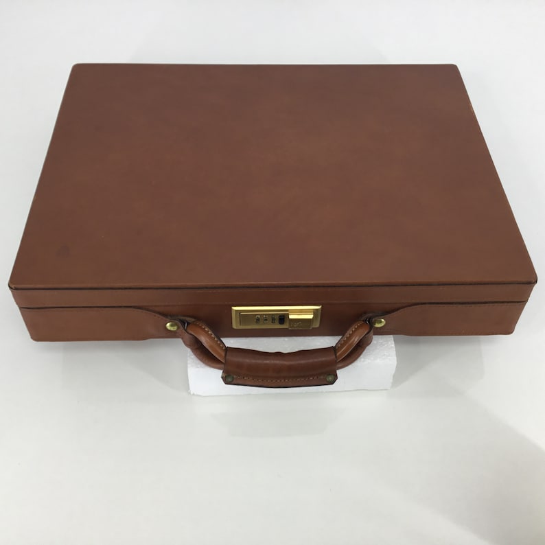 80s 90s Vintage Hartmann EC7 the Executive Leather Briefcase Classic ...