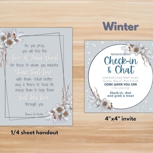 Ministering Interview Invitation and Handout- 4 Seasons Bundle - LDS ...
