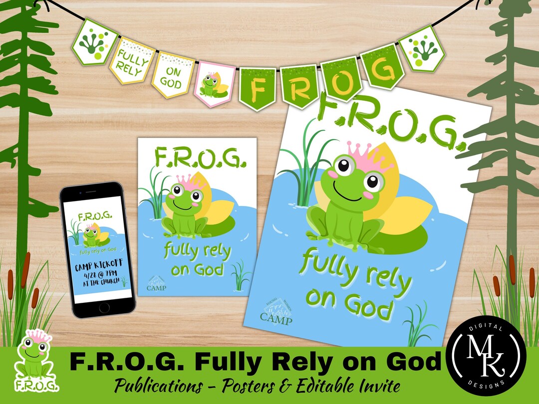 Young Women Girls Camp FROG: Fully Rely on God - Publications... Banner ...