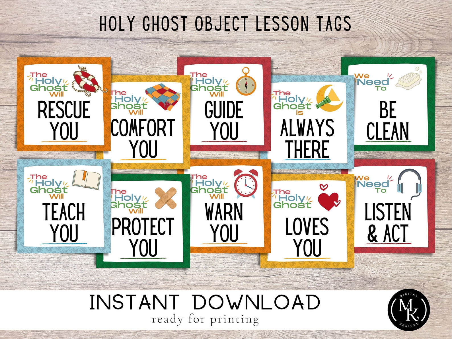 Holy Ghost Talk Baptism Talk on the Holy Ghost LDS Baptism - Etsy