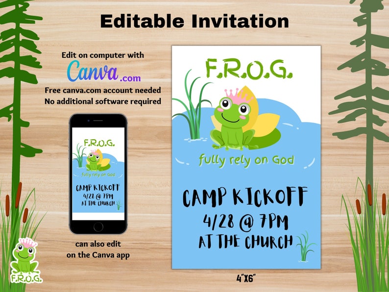 Young Women Girls Camp FROG: Fully Rely on God - Publications... Banner ...