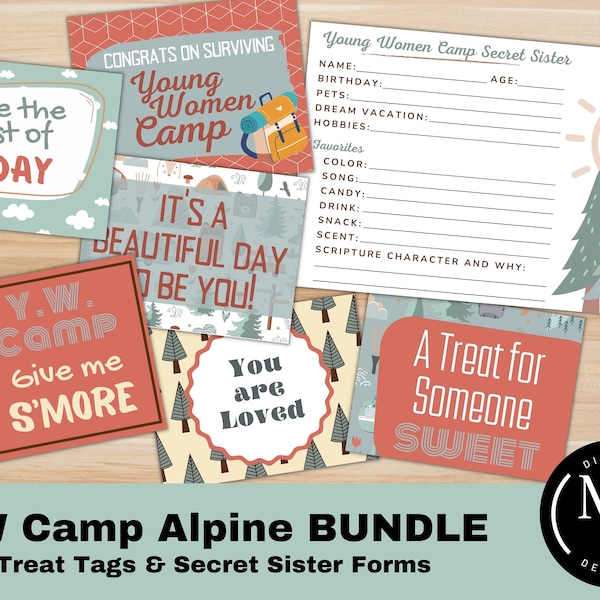 Lds Girls Camp Secret Sister Questionnaire Etsy