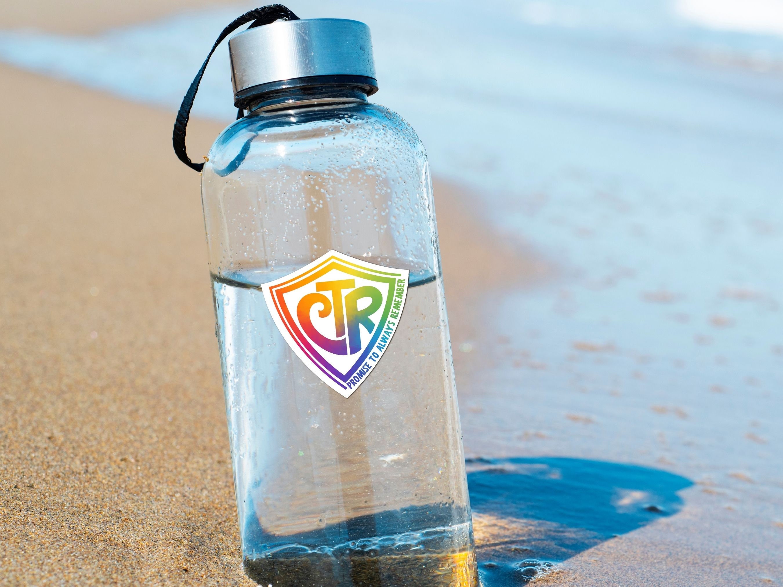 CTR Multicolored Sticker BULK, LDS Choose the Right, Primary Baptism ...