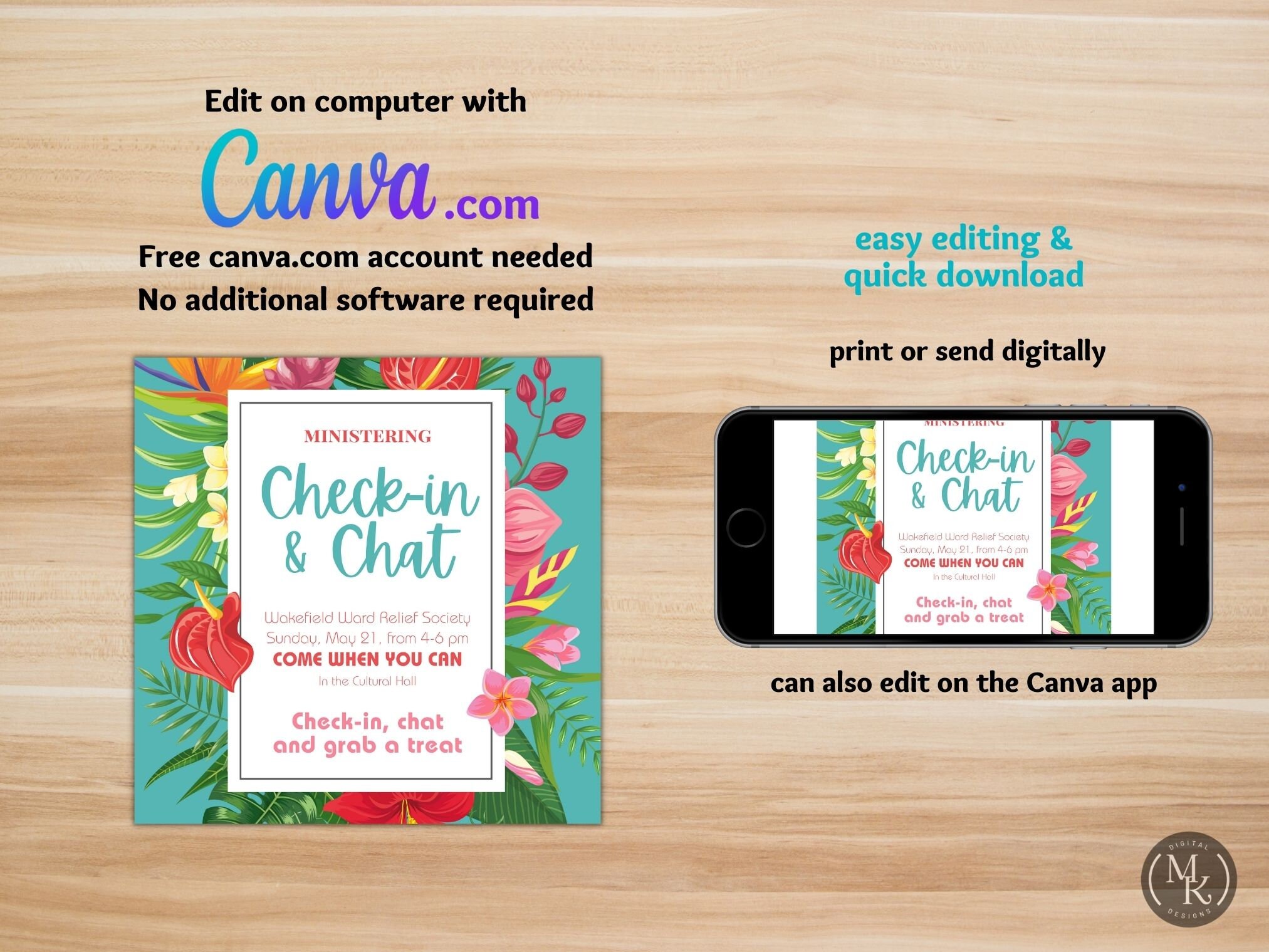 Ministering Interview Invitation and Handout- 4 Seasons Bundle - LDS ...