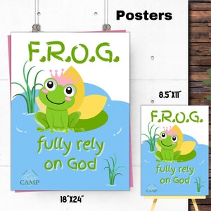 Young Women Girls Camp FROG: Fully Rely on God - Publications... Banner ...