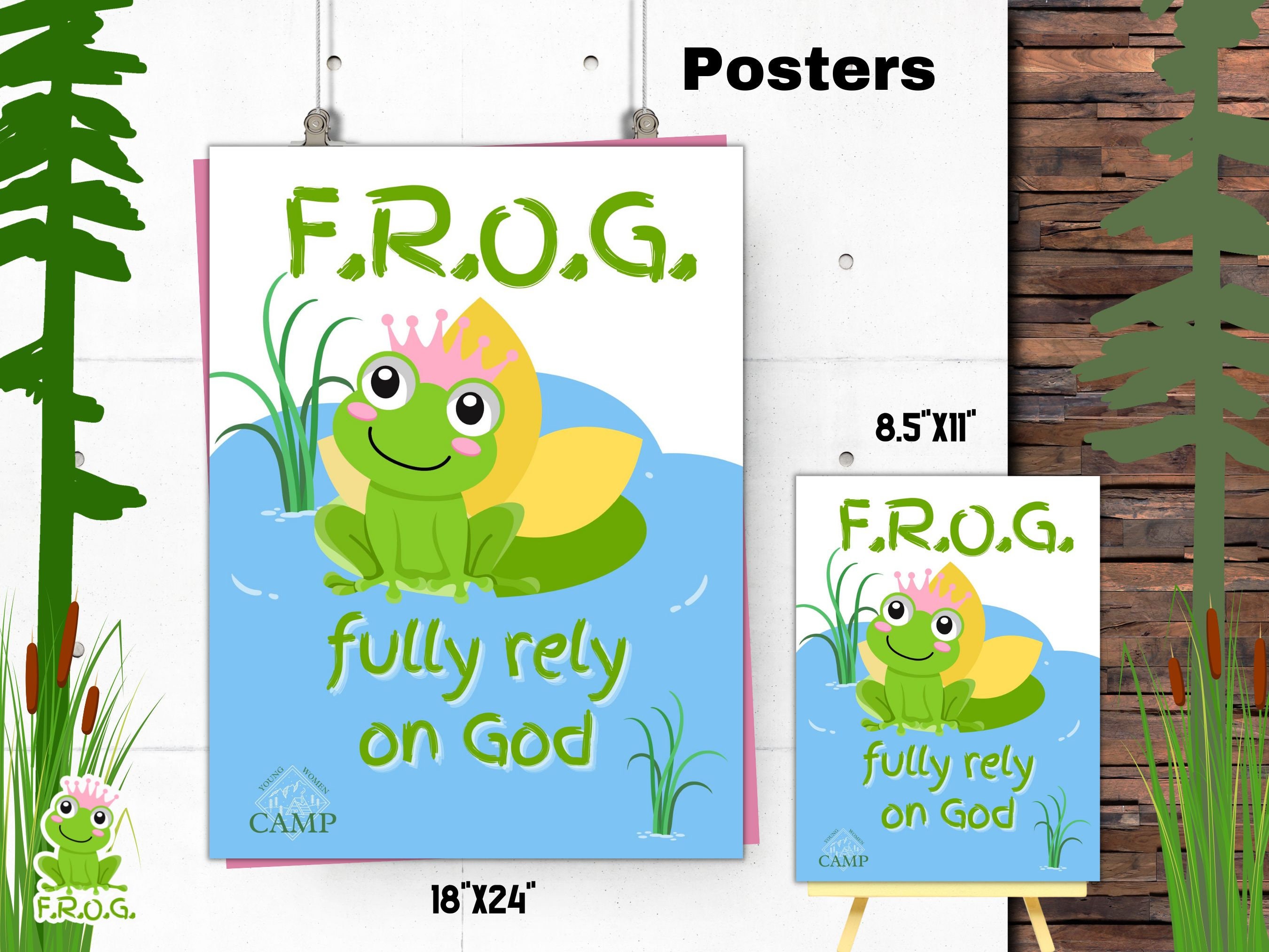 Young Women Girls Camp FROG: Fully Rely on God - Publications... Banner ...