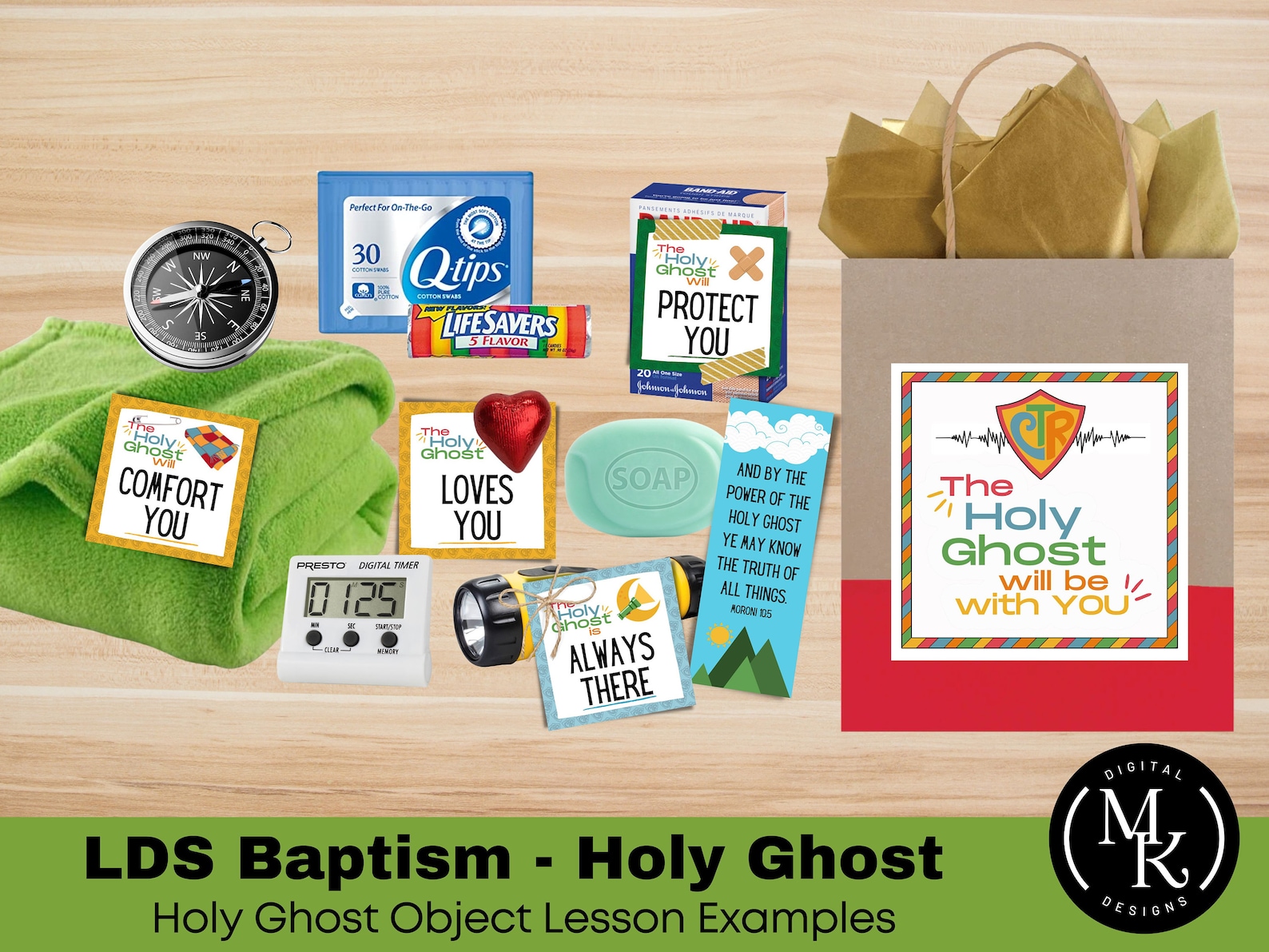 Holy Ghost Talk, Baptism Talk on the Holy Ghost, LDS Baptism Printables ...