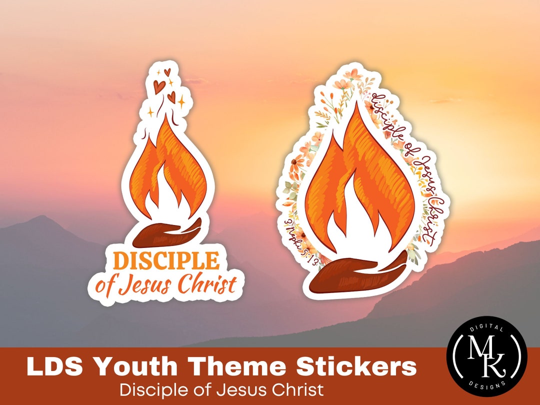 I Am a Disciple of Jesus Christ, 2 Sticker Choices, 2024 LDS Youth ...