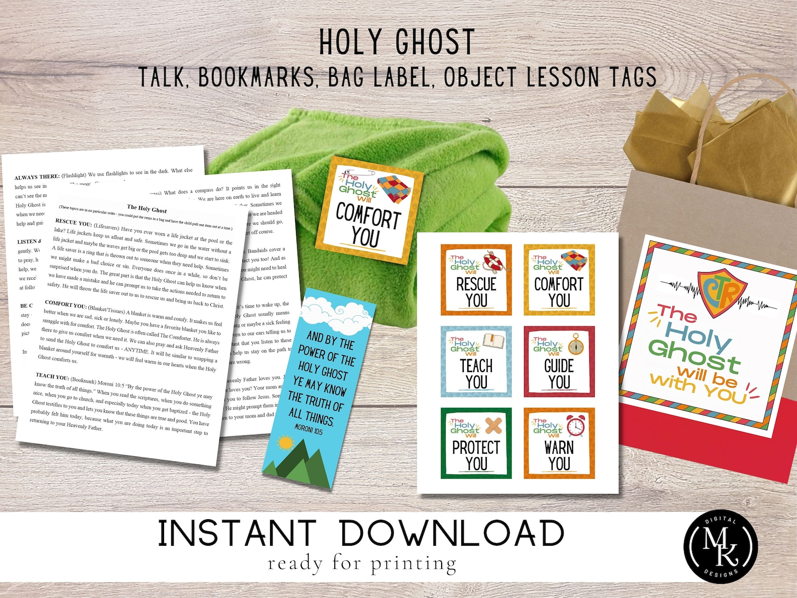 Holy Ghost Talk Baptism Talk on the Holy Ghost LDS Baptism - Etsy