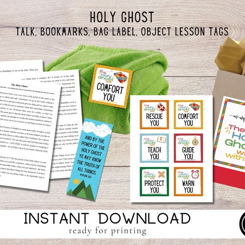 Holy Ghost Talk Baptism Talk on the Holy Ghost LDS Baptism - Etsy