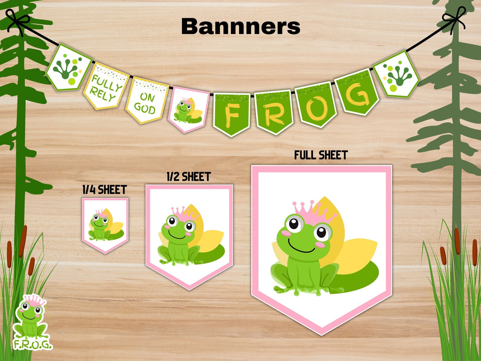 Young Women Girls Camp FROG: Fully Rely on God - Publications... Banner ...