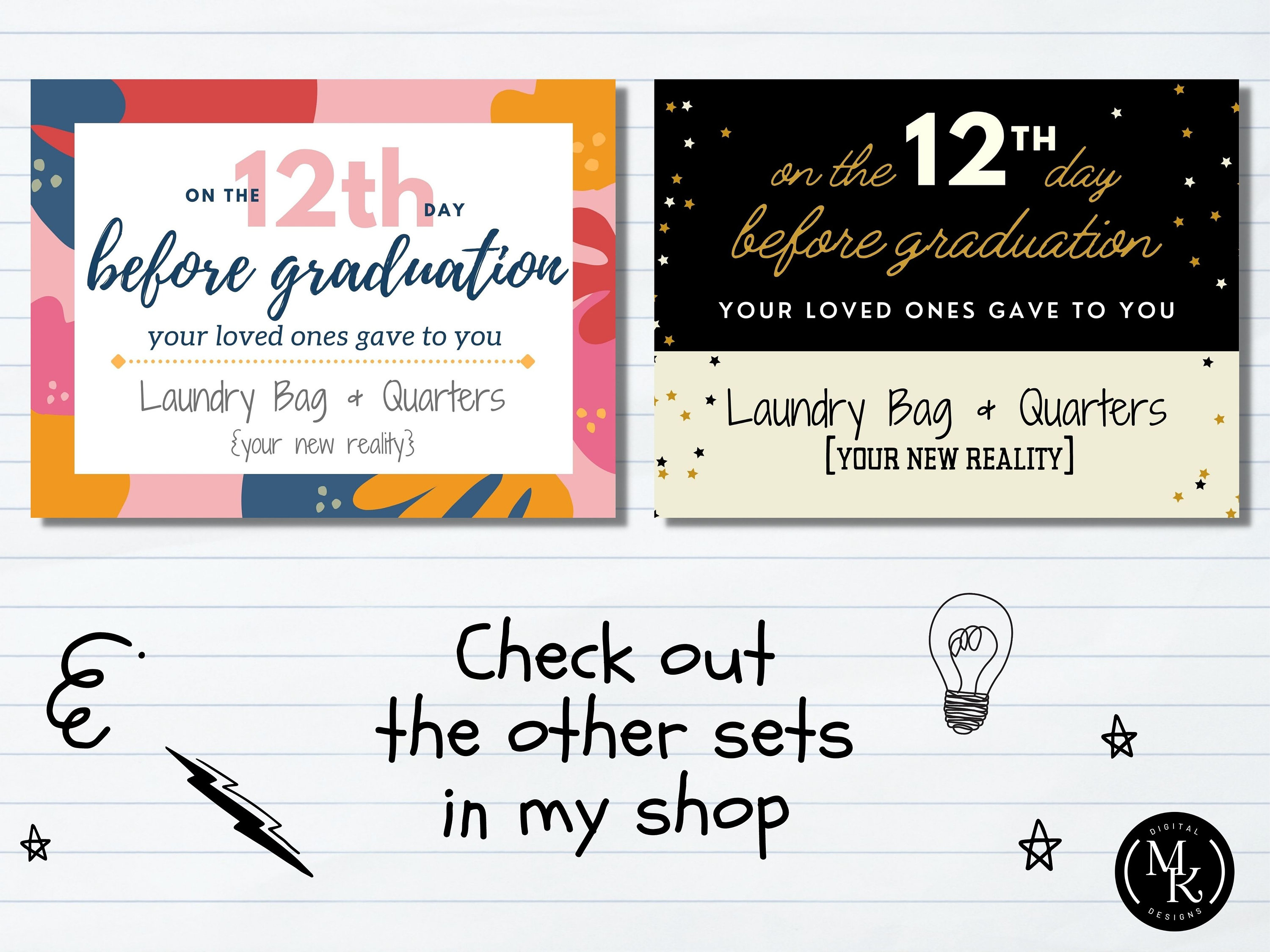 12 Days Before Graduation Countdown, Choose Your Colors, Graduation ...