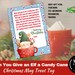 When You Give an Elf a Candy Cane Christmas Gift Tag, Teacher, Neighbor ...