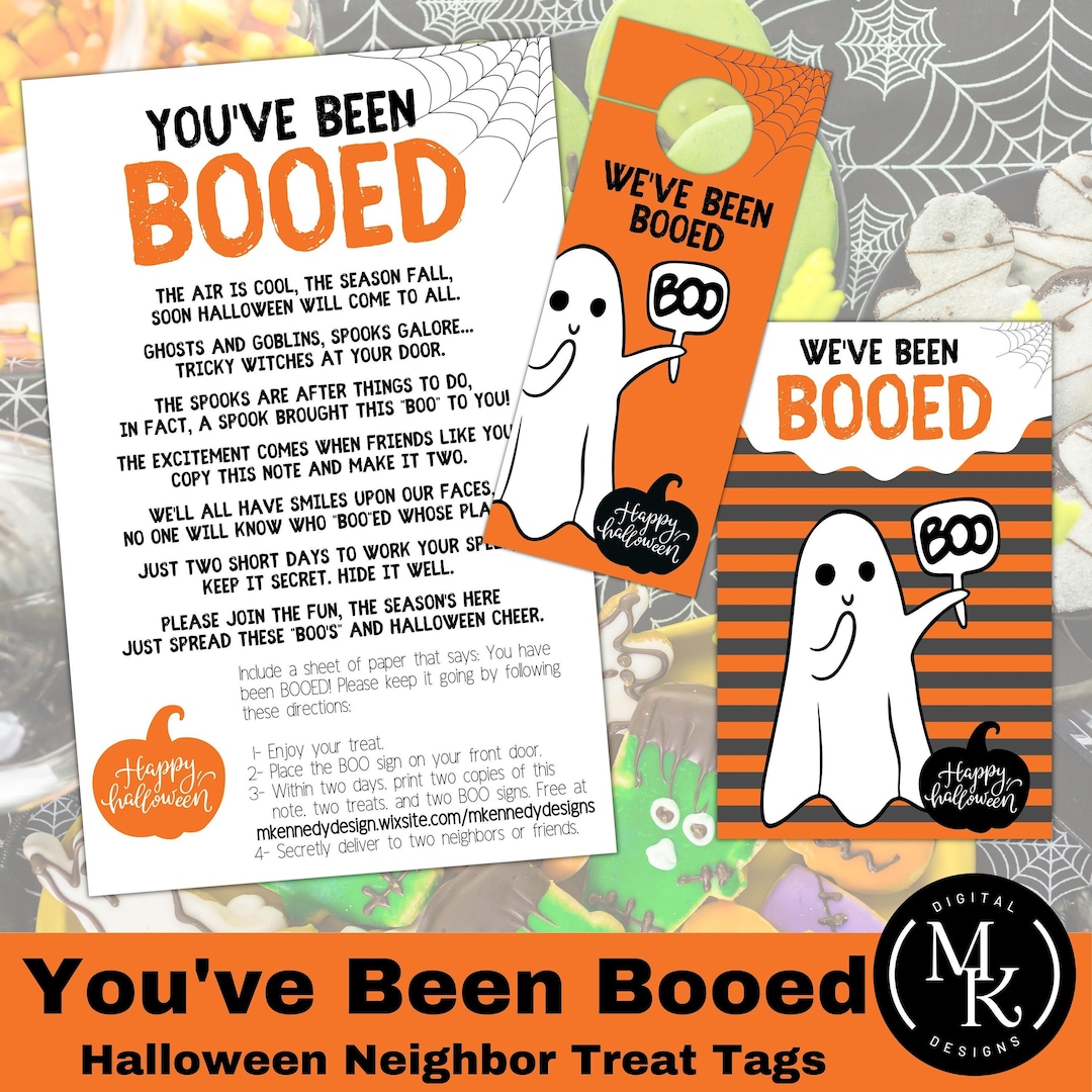 You've Been Booed Prints, We've Been Boo-ed Printables, Halloween ...