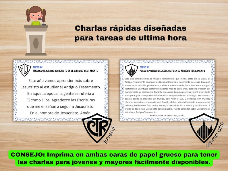 LDS Primary Children Talks in Spanish, Charlas Para Niños De Primaria ...