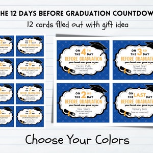 12 Days Before Graduation Countdown, Choose Your Colors, Graduation ...