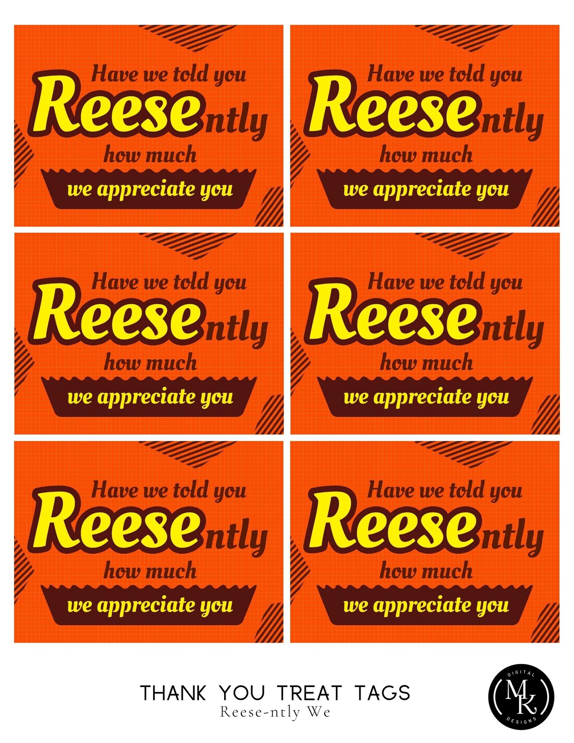 Have I Told You Reese-ntly How Much I Appreciate You - Etsy