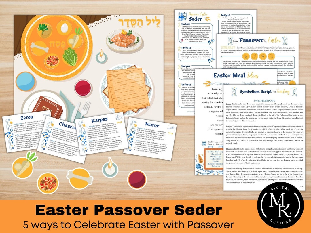Easter Passover Seder Script, the Last Supper, Christian Seder ...