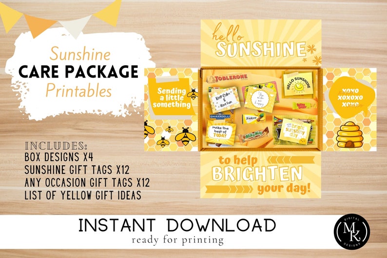 Sunshine Care Package Printables College Missionary & | Etsy