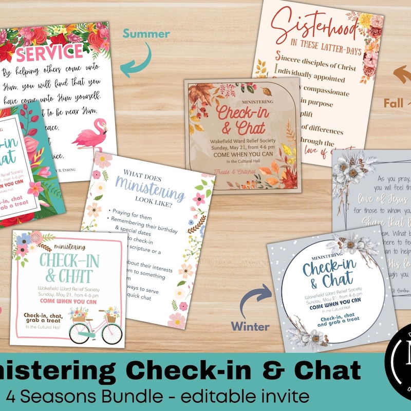 Ministering Handout - Etsy